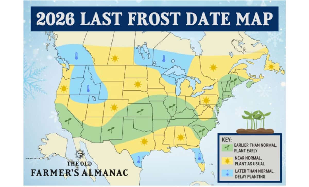 New Frost Map Warns Some Regions Could Face Later Spring Frost